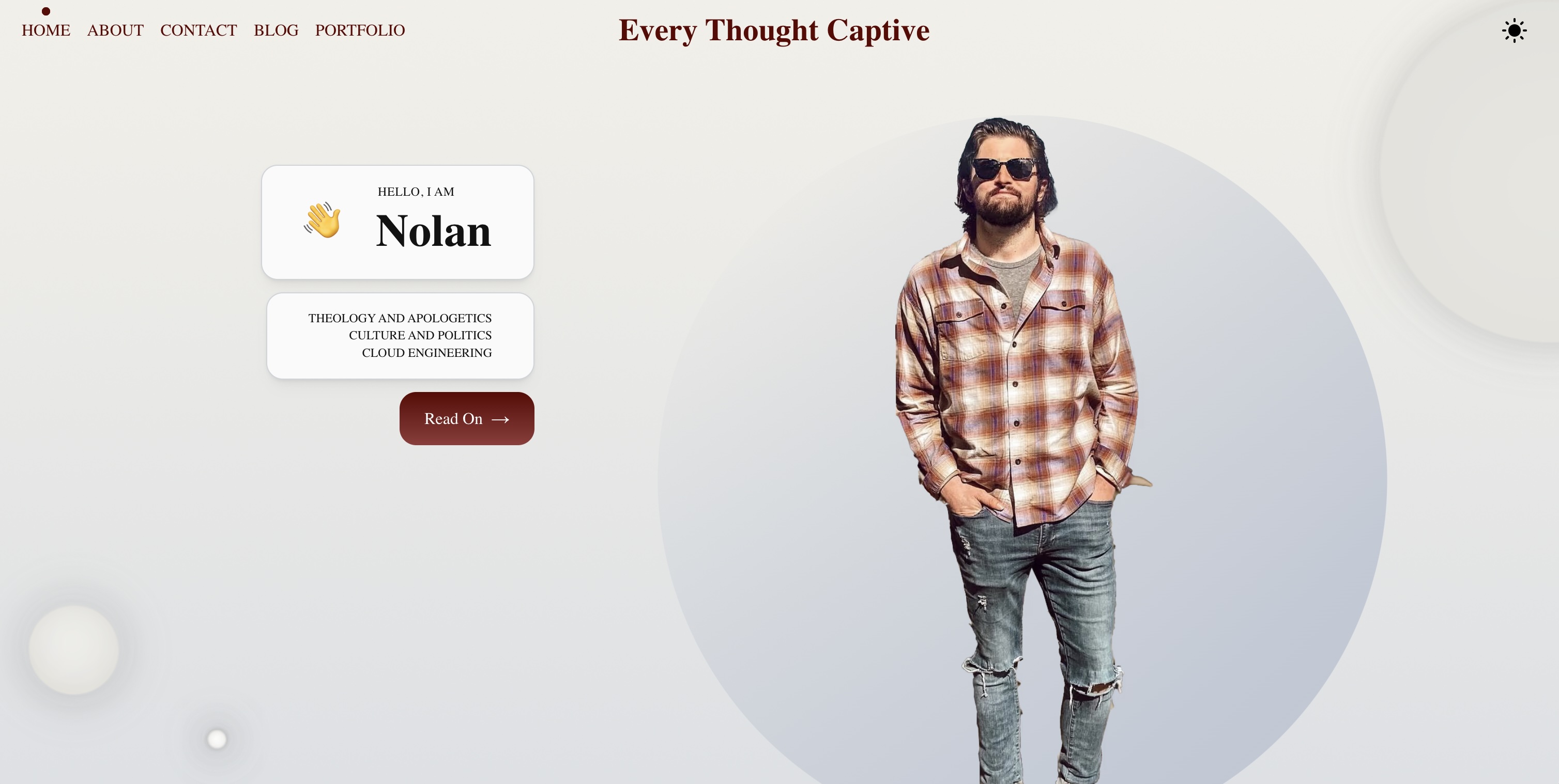 Nolan Corcoran | Every Thought Captive